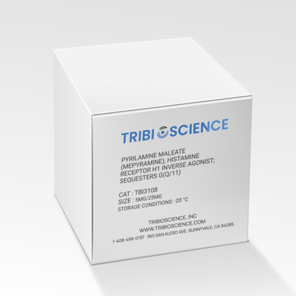 Pyrilamine maleate (Mepyramine), Histamine receptor H1 inverse agonist ...